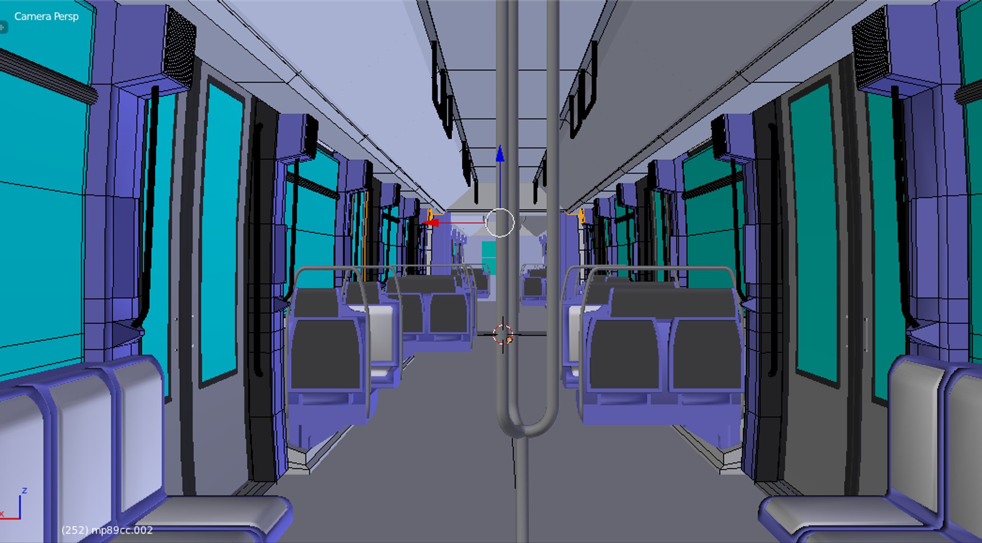 Paris Subway Train Obj