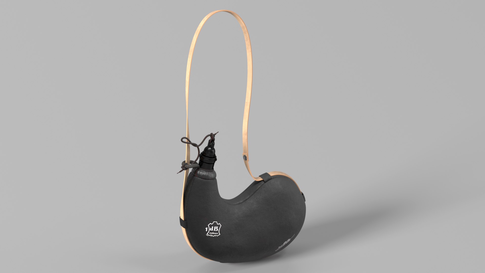 3D Model Spanish Hanging Wineskin JB Black - TurboSquid 2189662