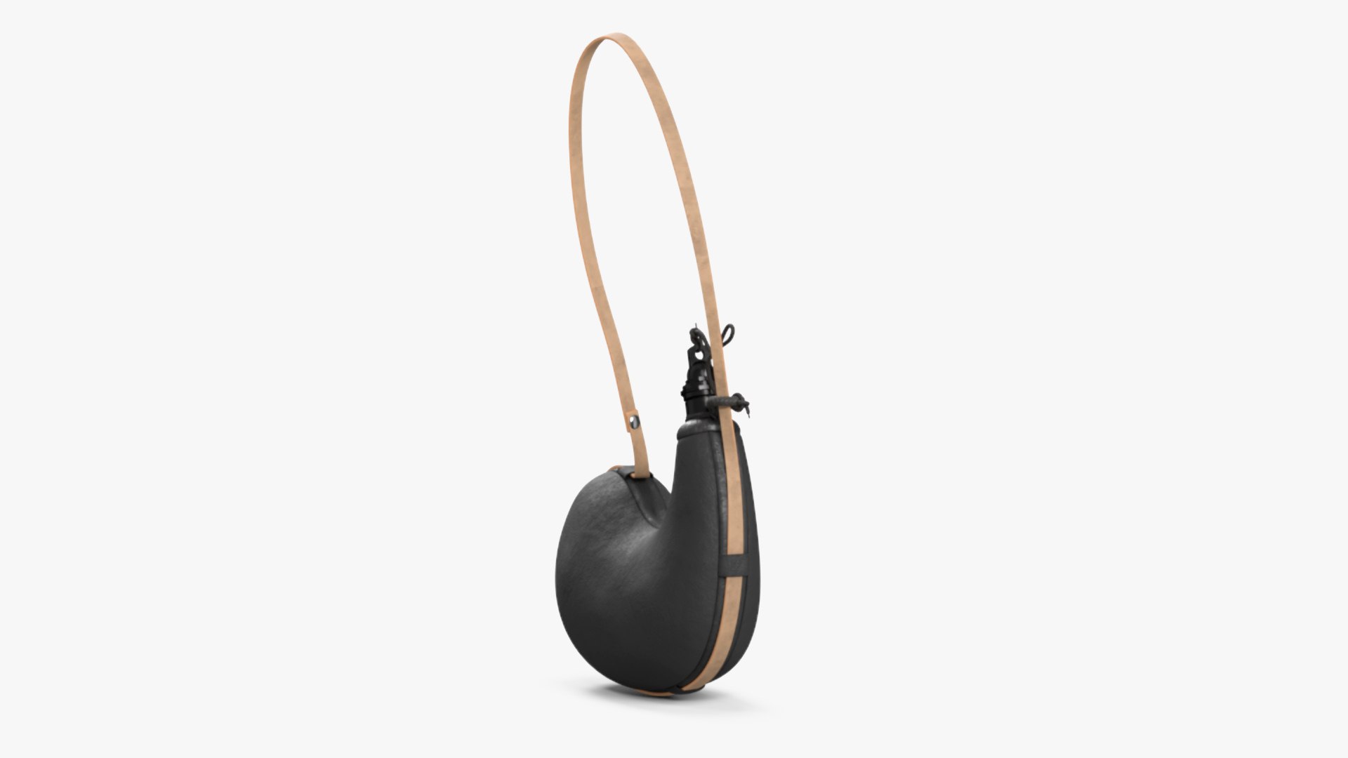 3D Model Spanish Hanging Wineskin JB Black - TurboSquid 2189662