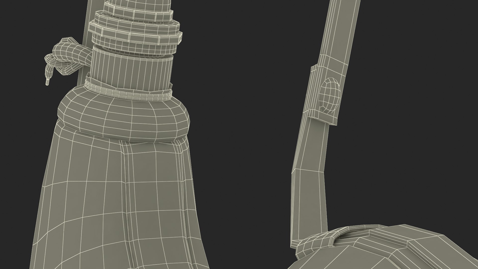 3D Model Spanish Hanging Wineskin JB Black - TurboSquid 2189662