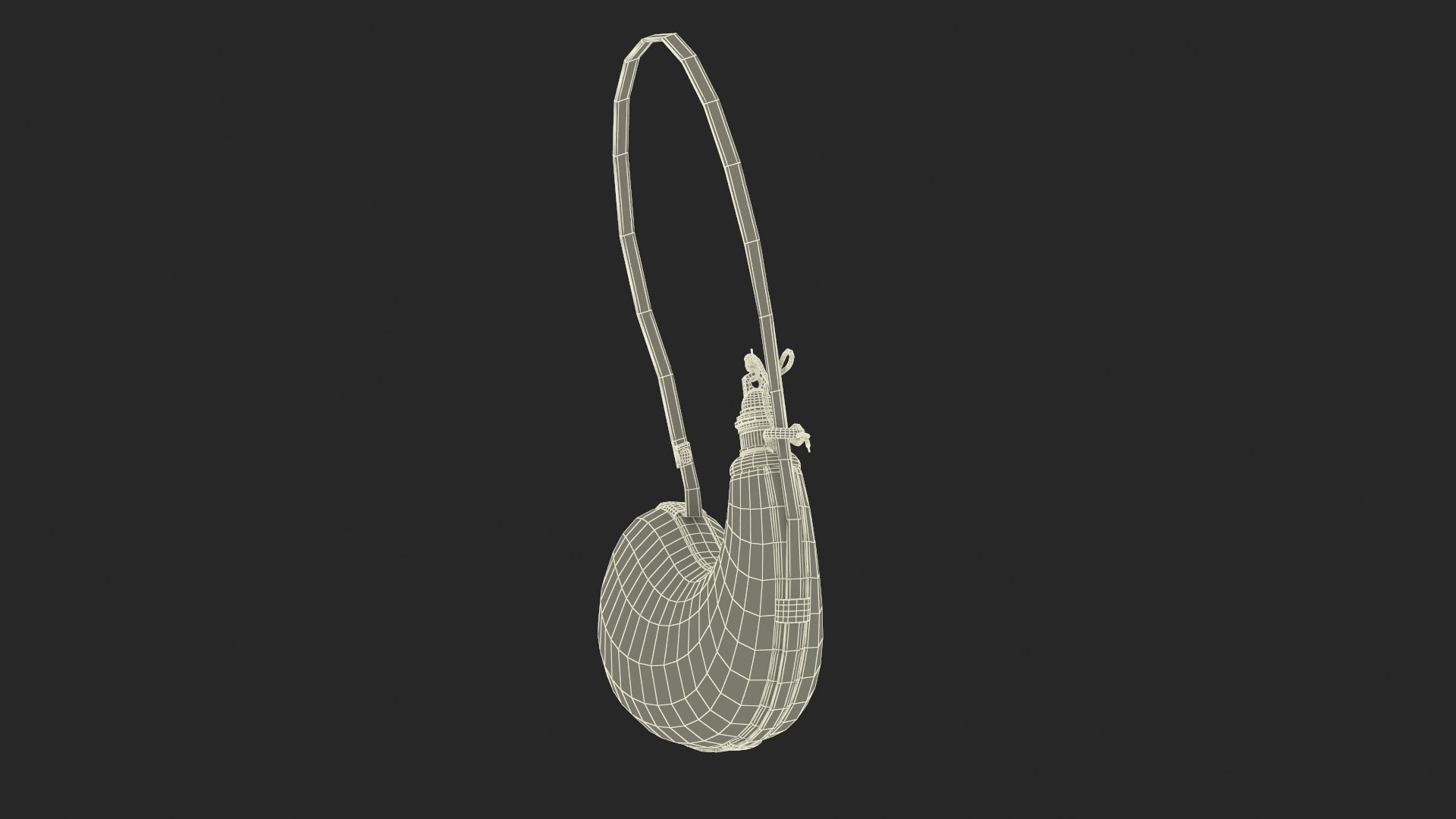 3D Model Spanish Hanging Wineskin JB Black - TurboSquid 2189662