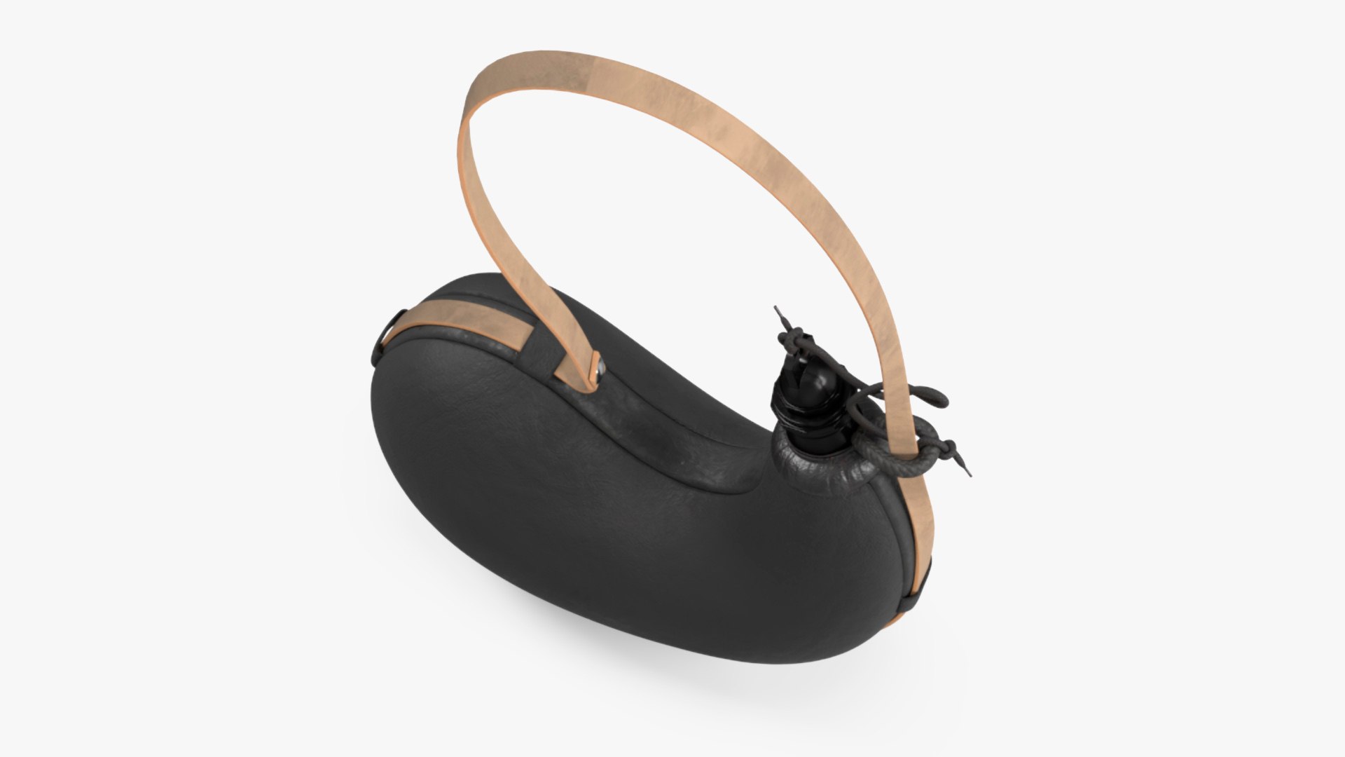 3D Model Spanish Hanging Wineskin JB Black - TurboSquid 2189662