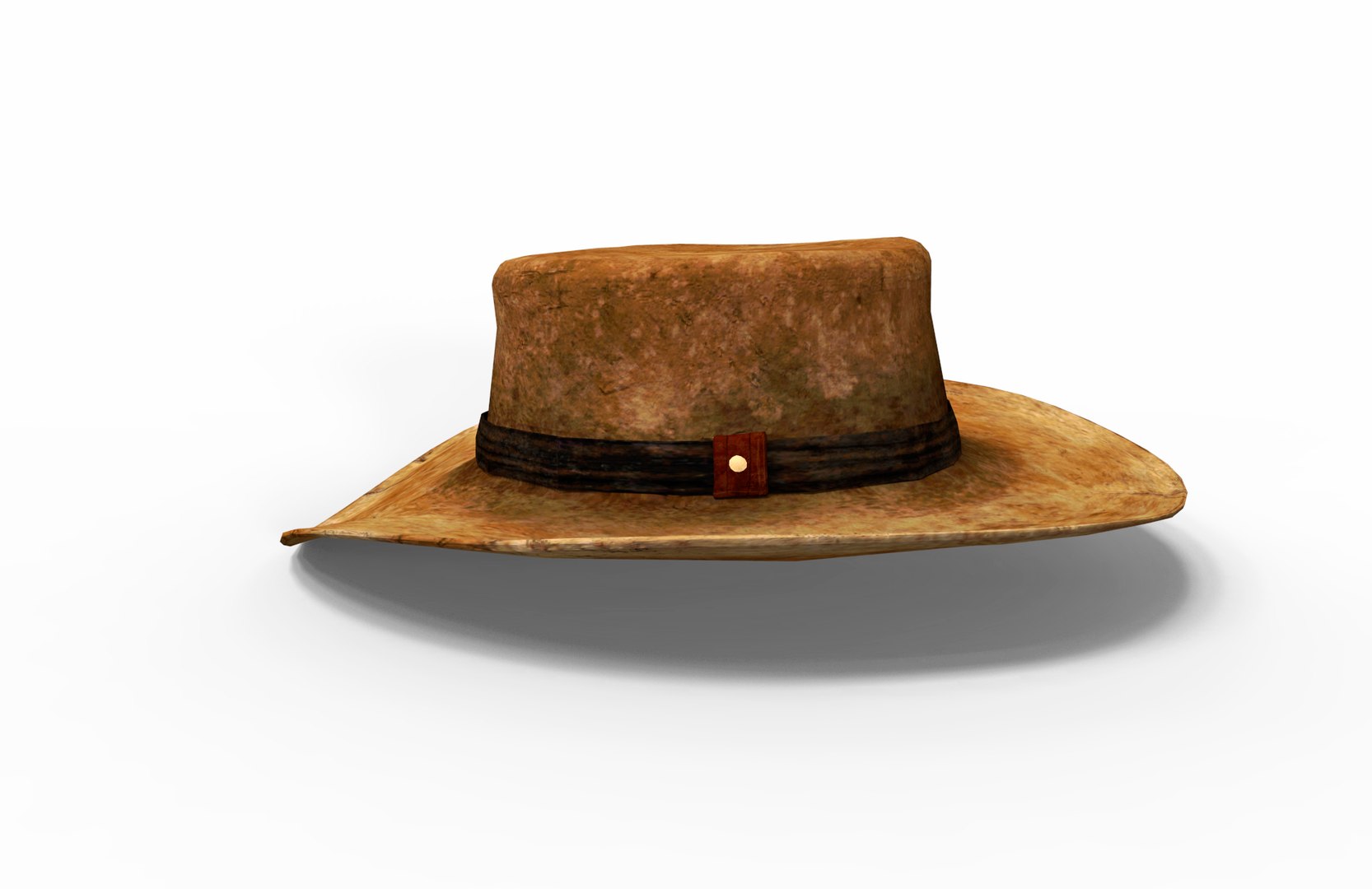 Realistic Cowboy Hat Model - TurboSquid 1468736