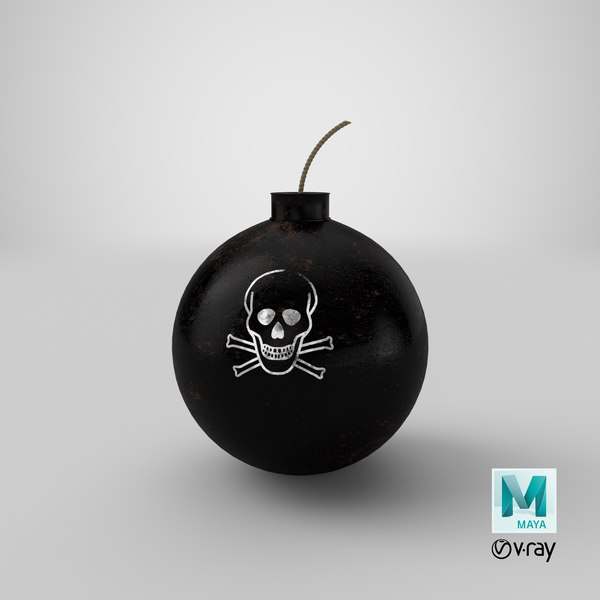 Stylized bomb fuse 3D model - TurboSquid 1279361