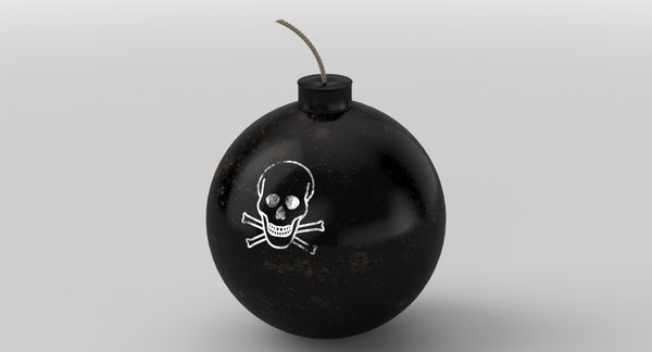 Stylized bomb fuse 3D model - TurboSquid 1279361