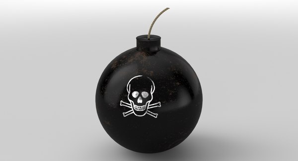 Stylized bomb fuse 3D model - TurboSquid 1279361