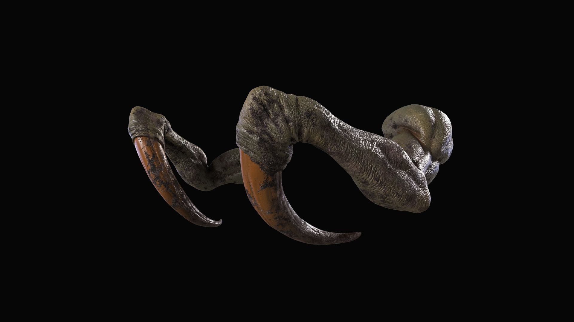 Horned Monster Arms 3D Model - TurboSquid 2076635