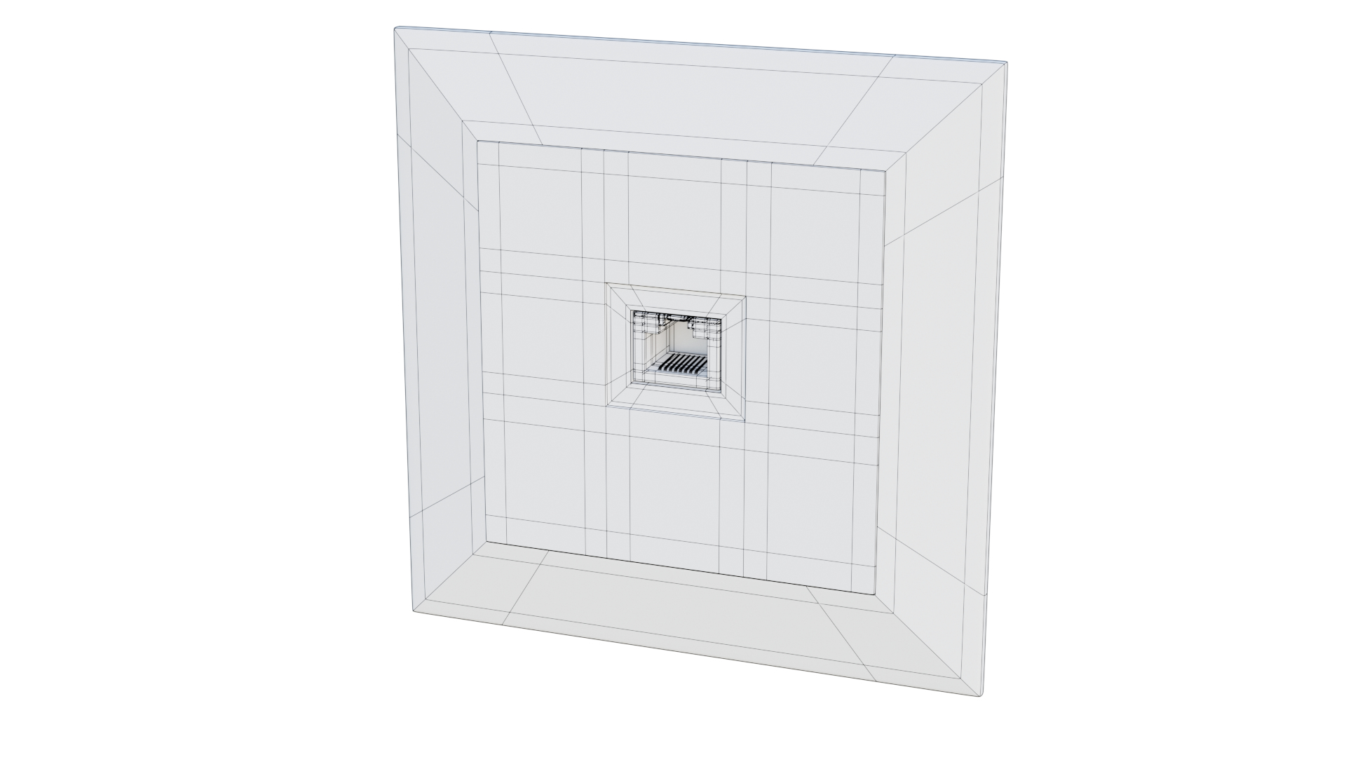 Ethernet Port Wall Socket 3D model - TurboSquid 1808411