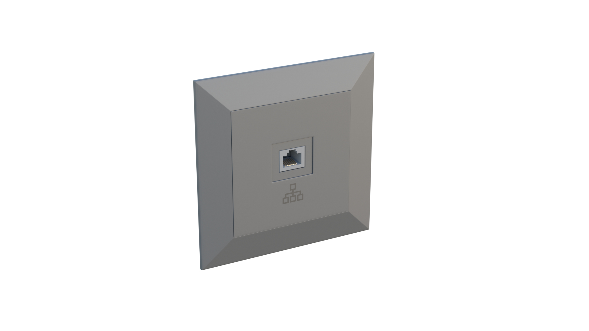 Ethernet Port Wall Socket 3D Model - TurboSquid 1808411