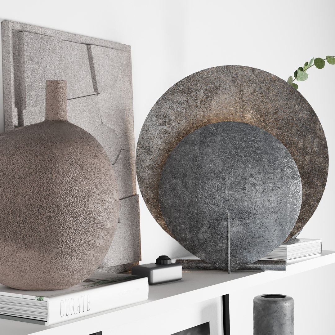 More Than 60 3D Decorative Objects Collection 3D Model - TurboSquid 2038589