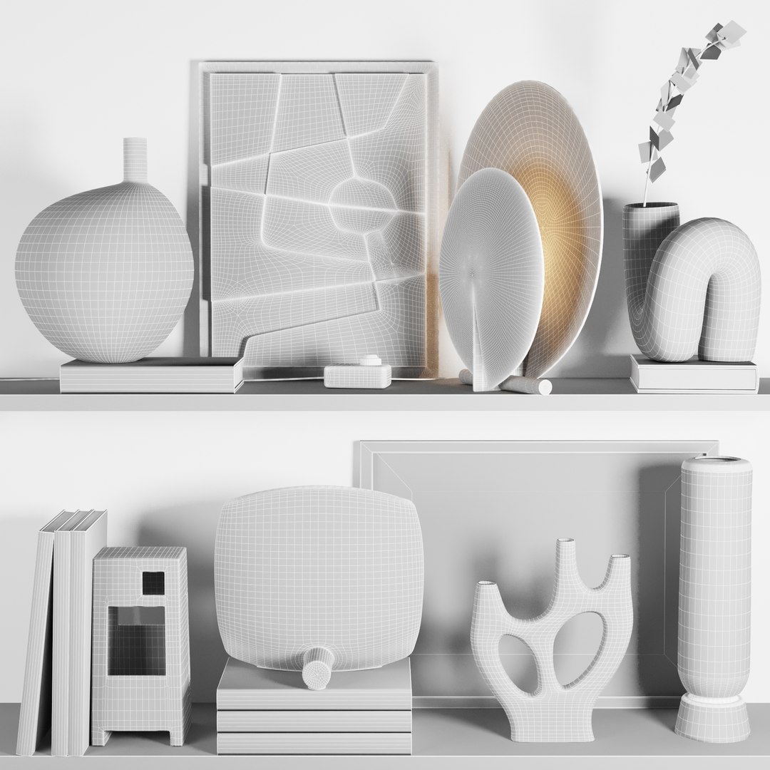 More Than 60 3D Decorative Objects Collection 3D Model - TurboSquid 2038589