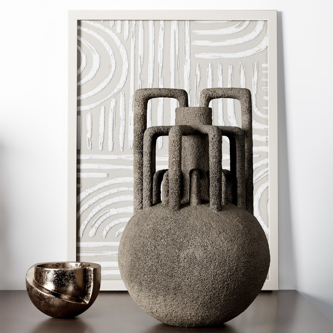 More Than 60 3D Decorative Objects Collection 3D Model - TurboSquid 2038589