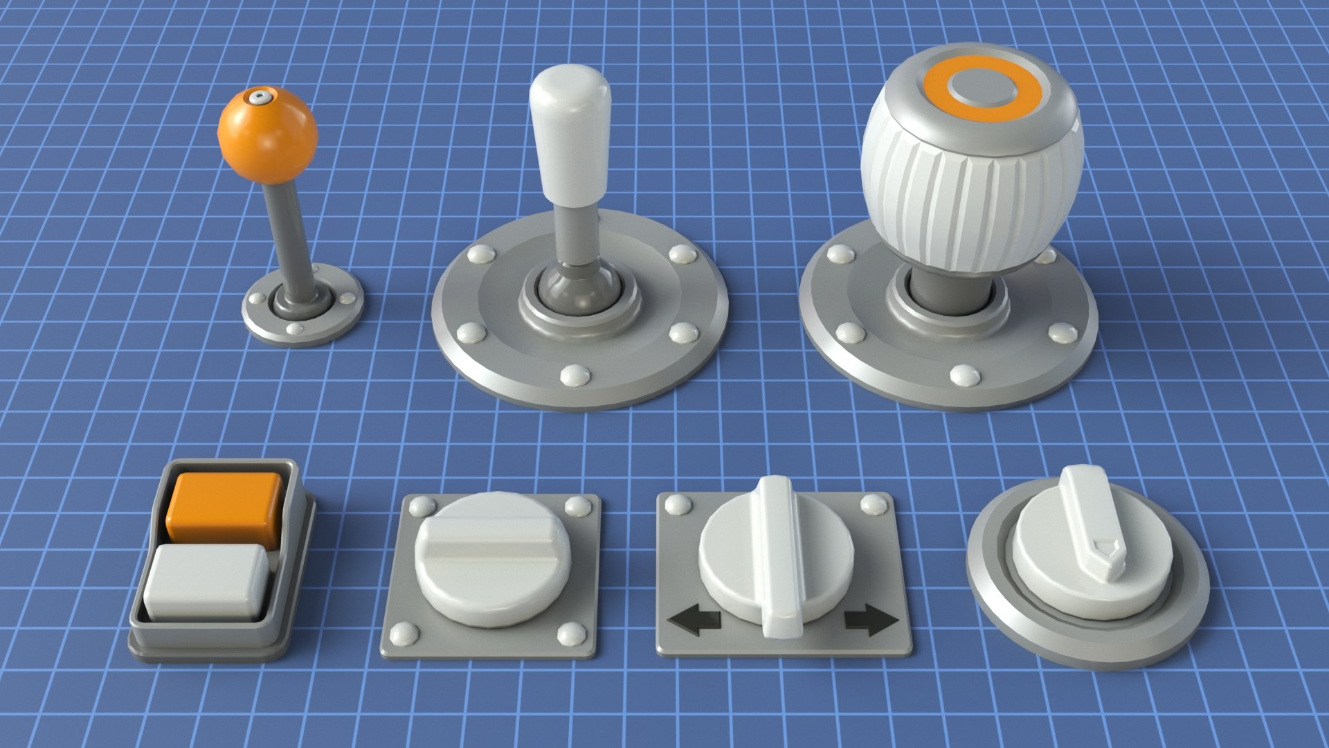 3D Industrial Kitbash - 9 - 156 Pieces Model - TurboSquid 2127217