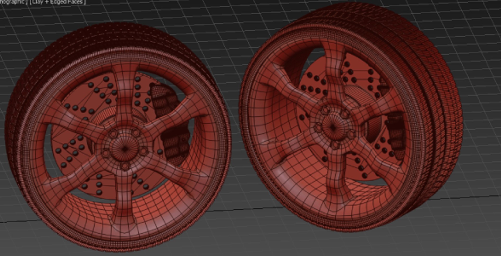Free Wheel Rim 3d Model