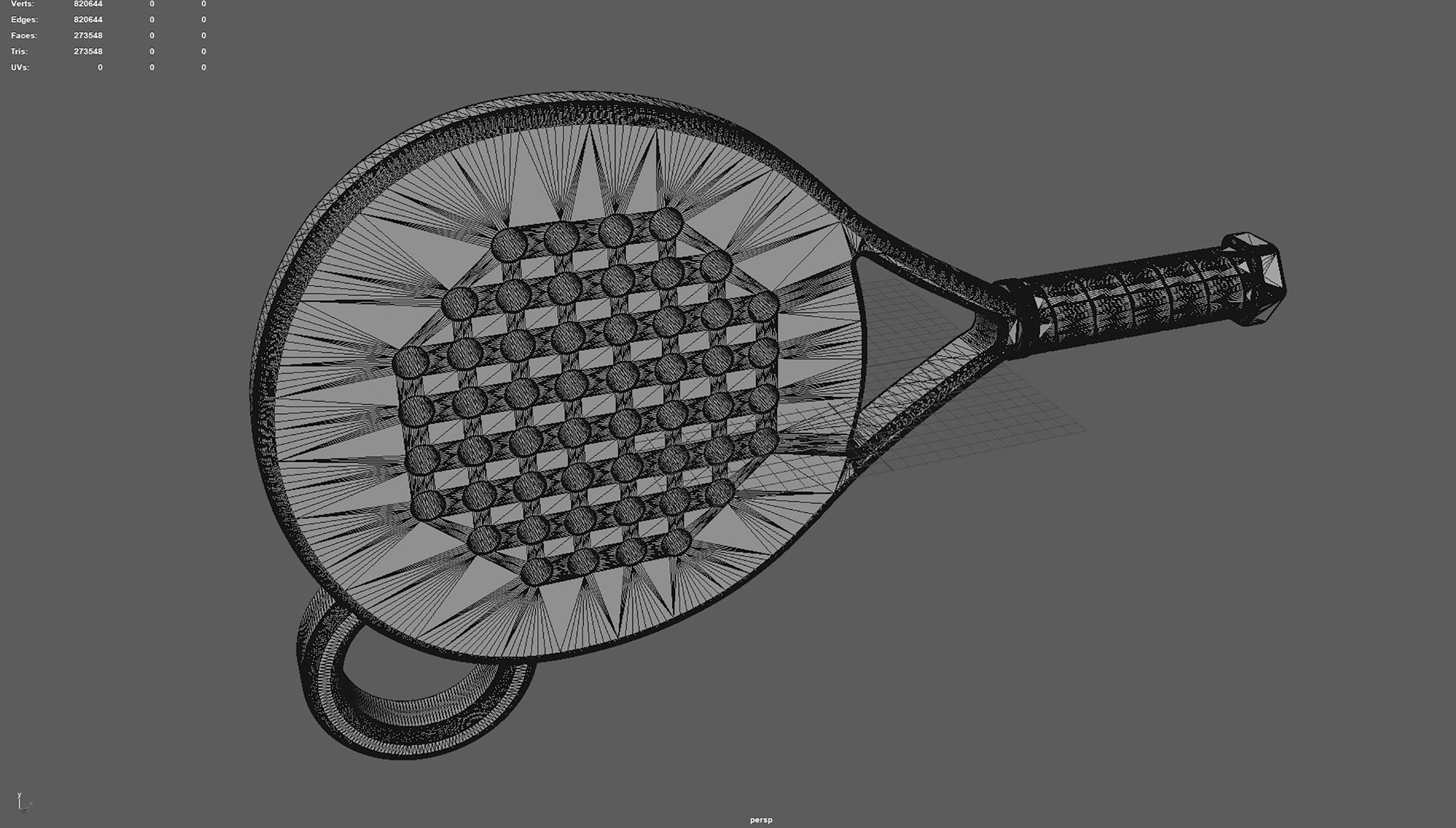 3D Paddle Tennis Racket Keychain Model - TurboSquid 2247937
