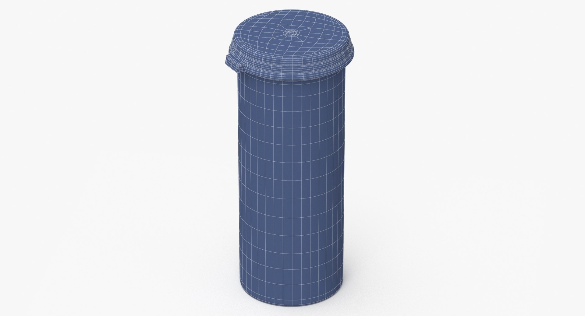 3D Pill Pod Vial 9dram 33ml Empty - TurboSquid 2052702