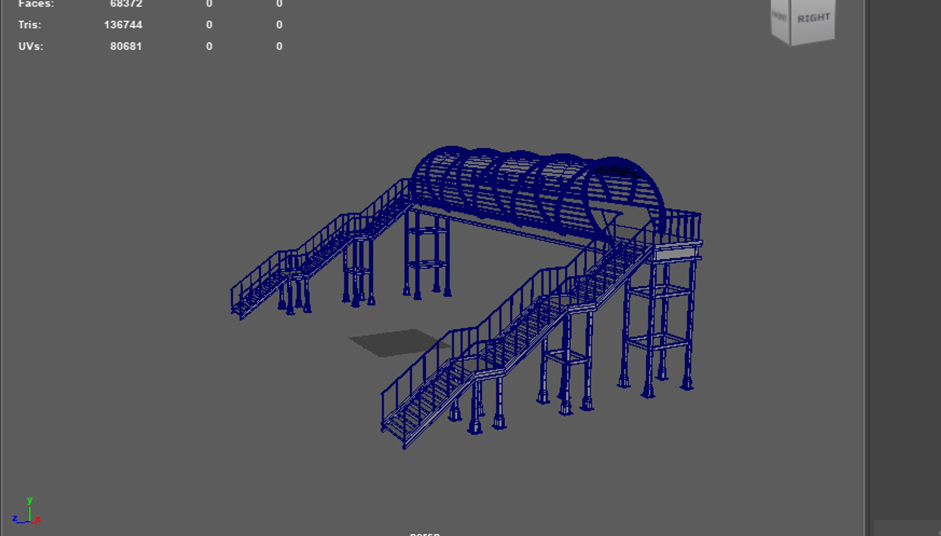 3D Model Footbridge 3D Model - TurboSquid 2442076