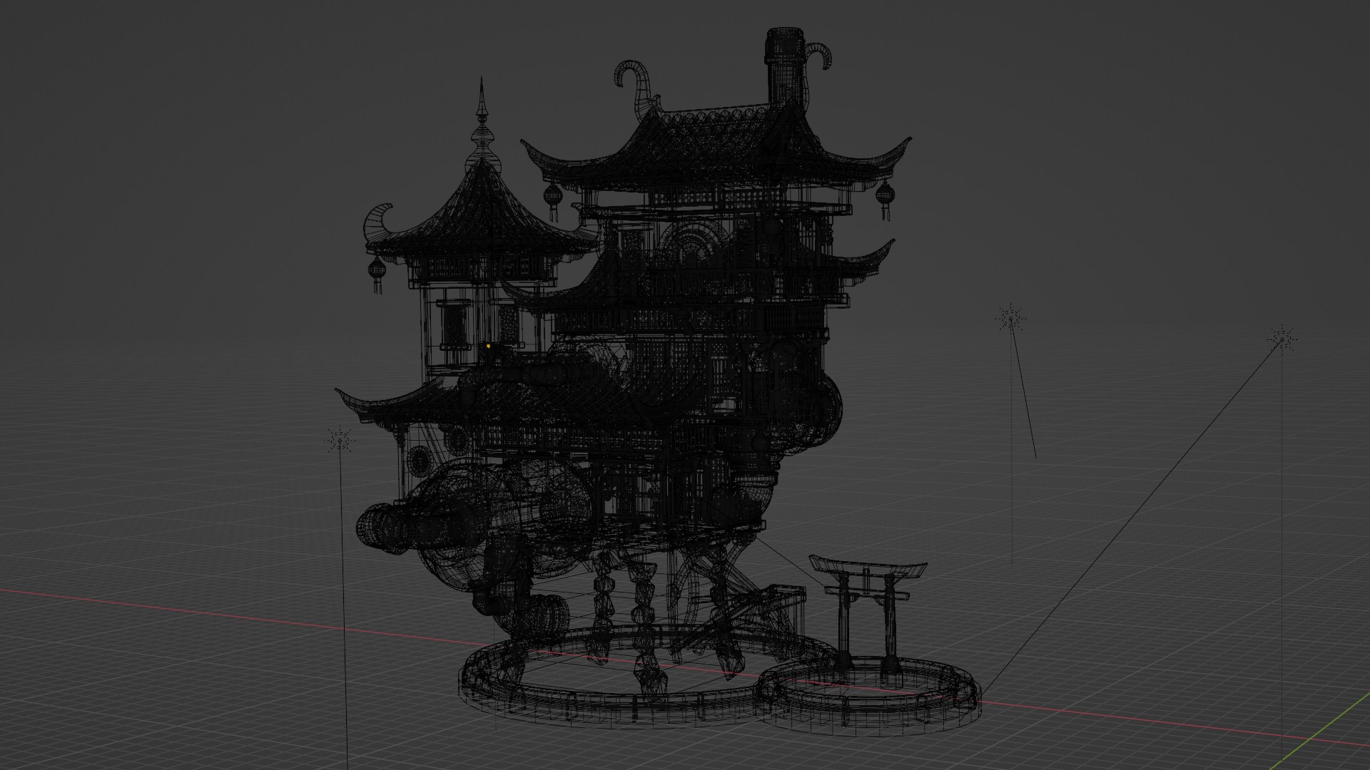 STEAM HOUSE 3D - TurboSquid 1963711