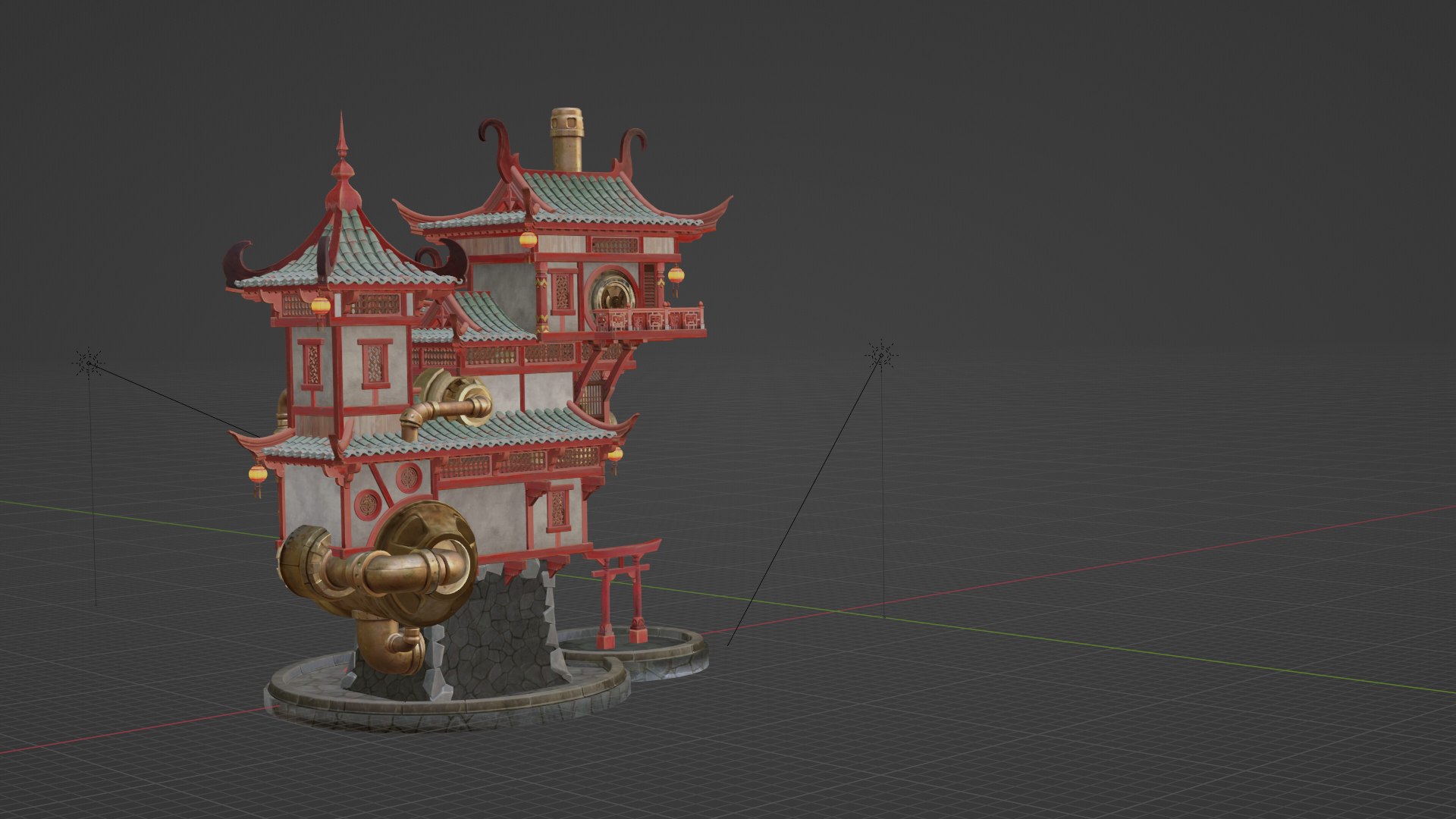 STEAM HOUSE 3D - TurboSquid 1963711