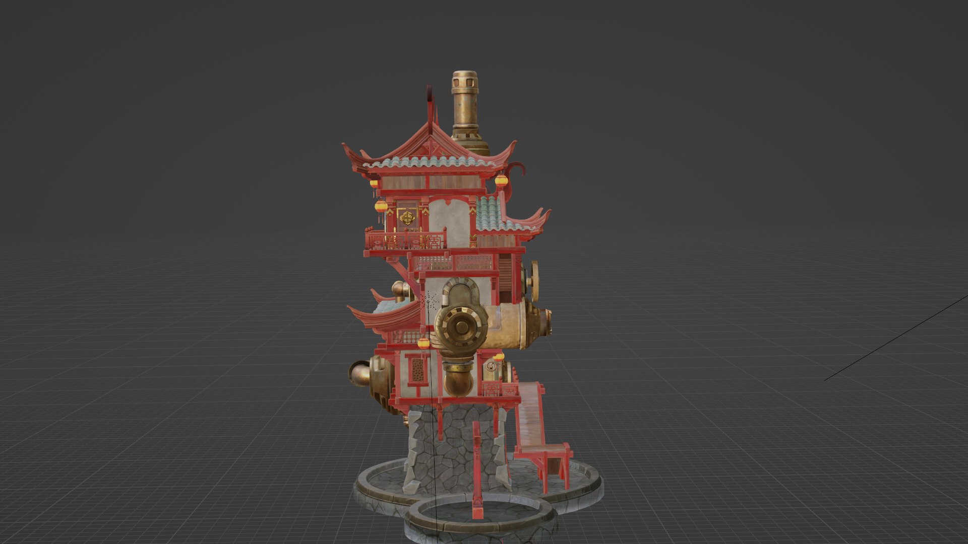 STEAM HOUSE 3D - TurboSquid 1963711