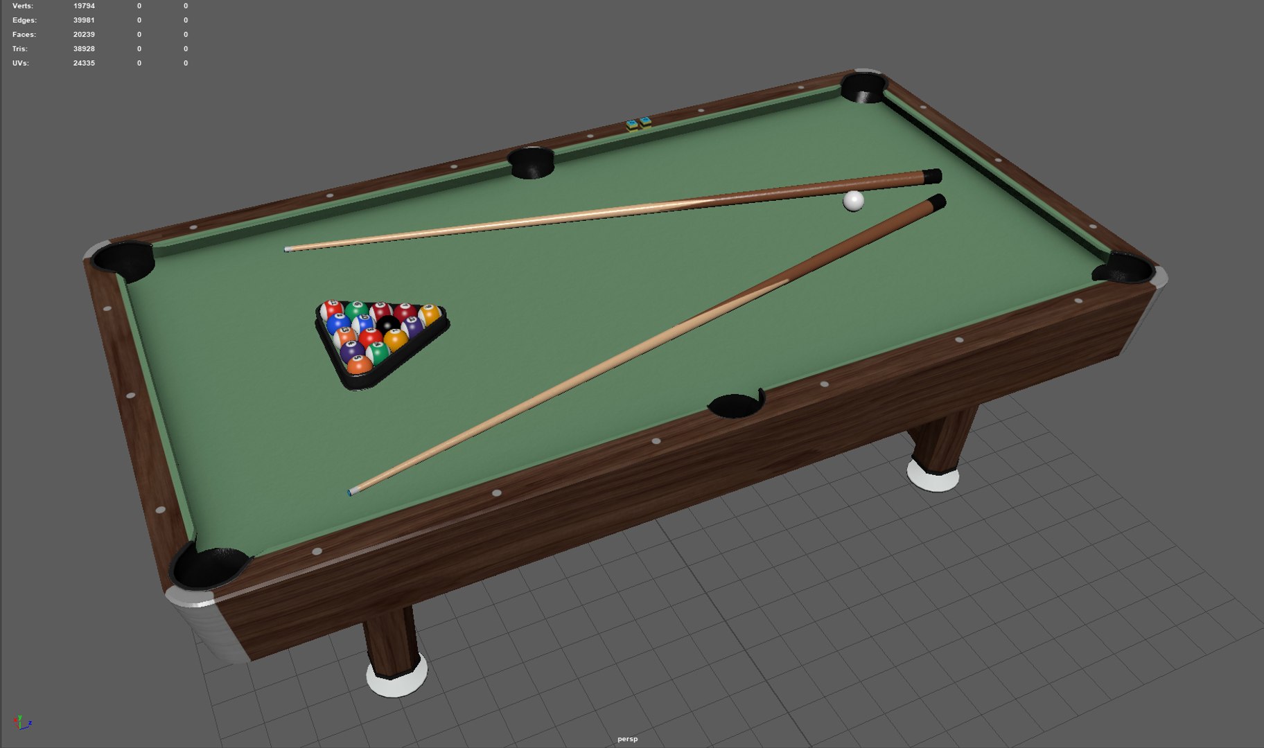 Billiard Pool 3D - TurboSquid 1695878