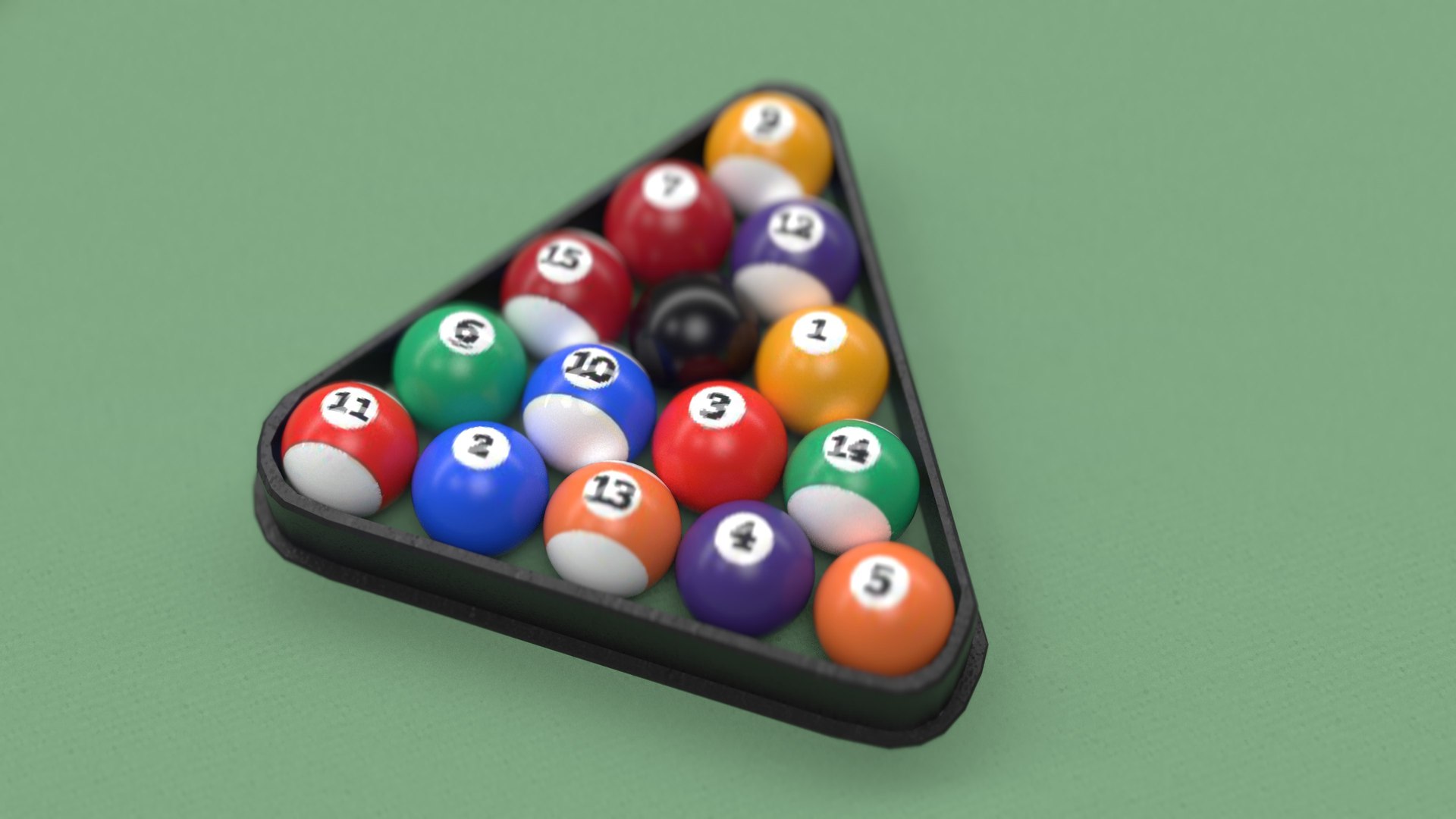 Billiard Pool 3D - TurboSquid 1695878