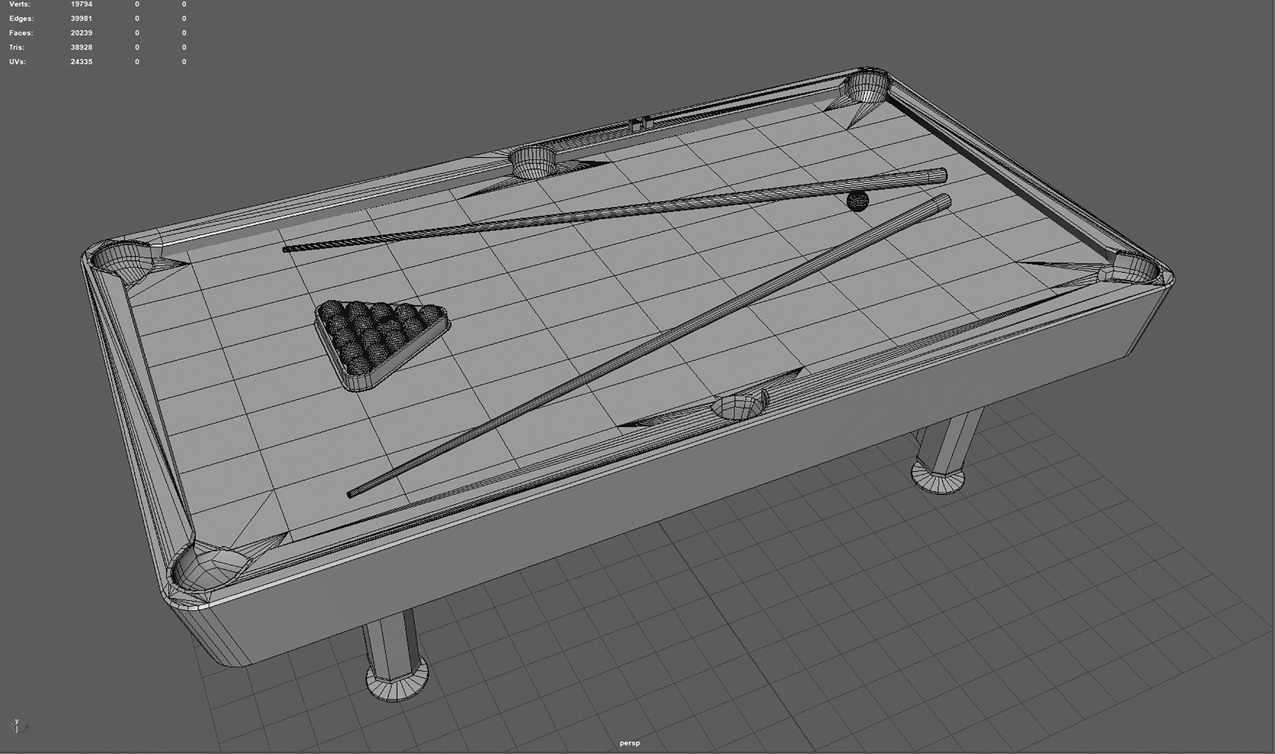 Billiard Pool 3D - TurboSquid 1695878