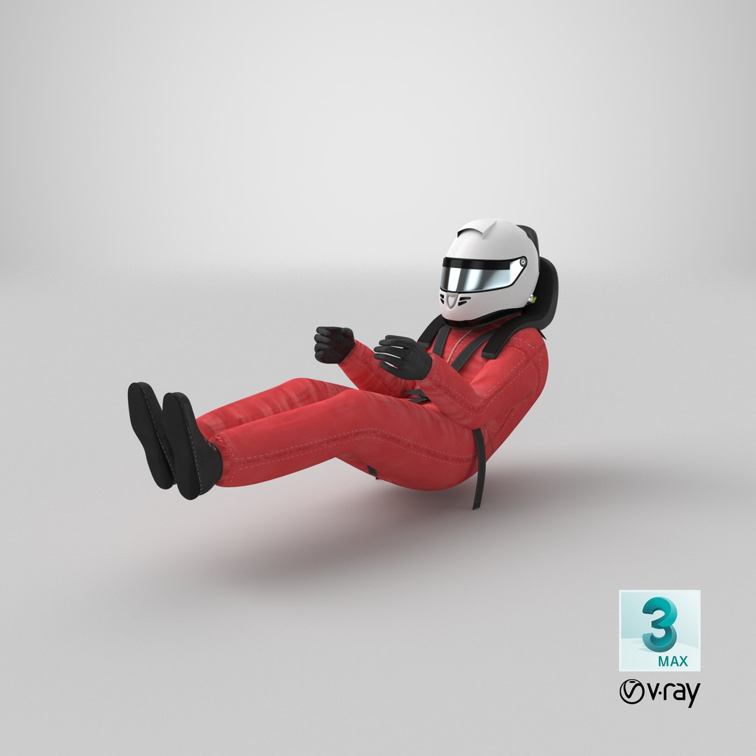 Generic Racing Driver 3D Model - TurboSquid 1905423