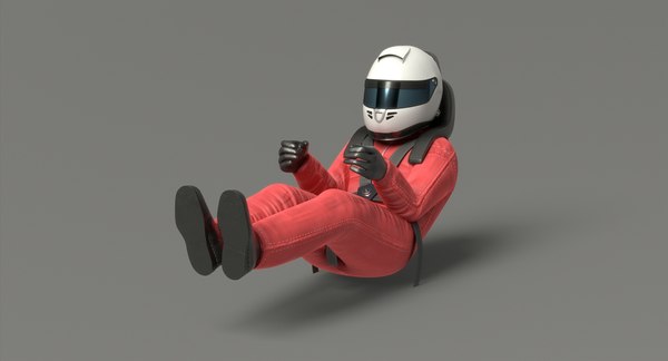 Generic Racing Driver 3D model - TurboSquid 1905423