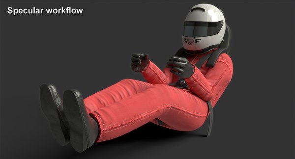 Generic Racing Driver 3D model - TurboSquid 1905423
