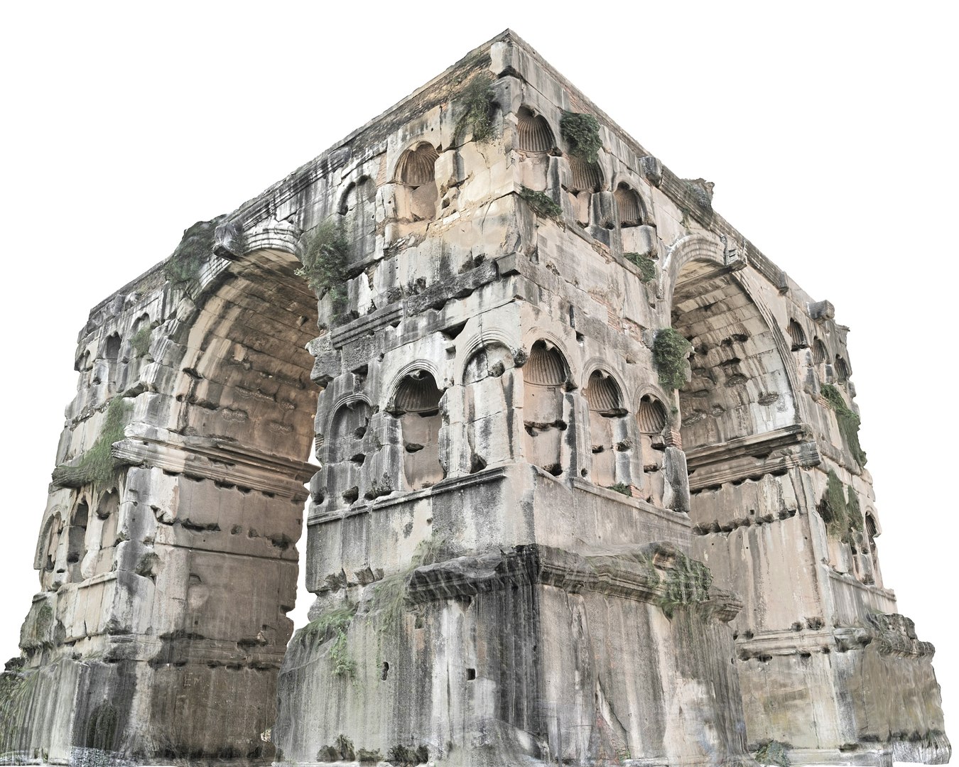 3D Ancient Roman Giant Gate - TurboSquid 2304149