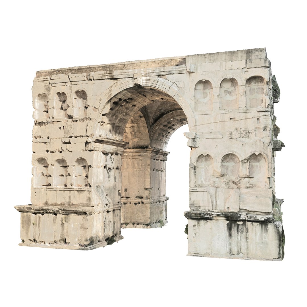 3D Ancient Roman Giant Gate - TurboSquid 2304149