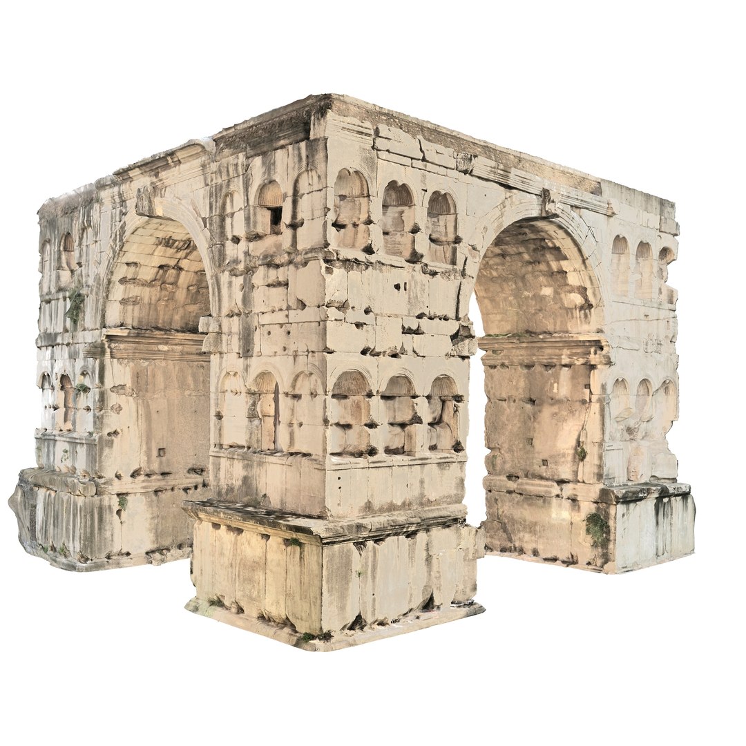 3D Ancient Roman Giant Gate - TurboSquid 2304149