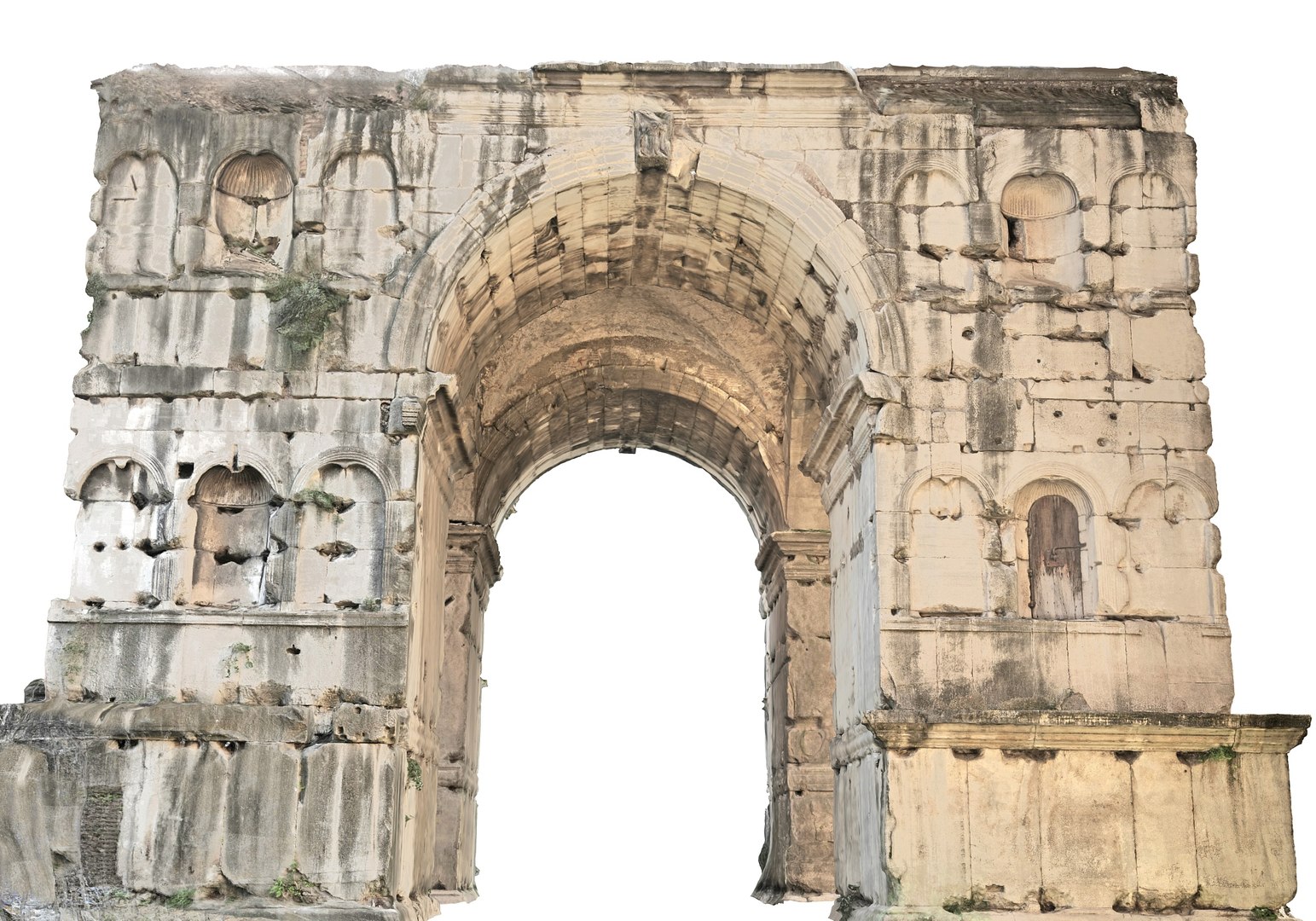 3D Ancient Roman Giant Gate - TurboSquid 2304149