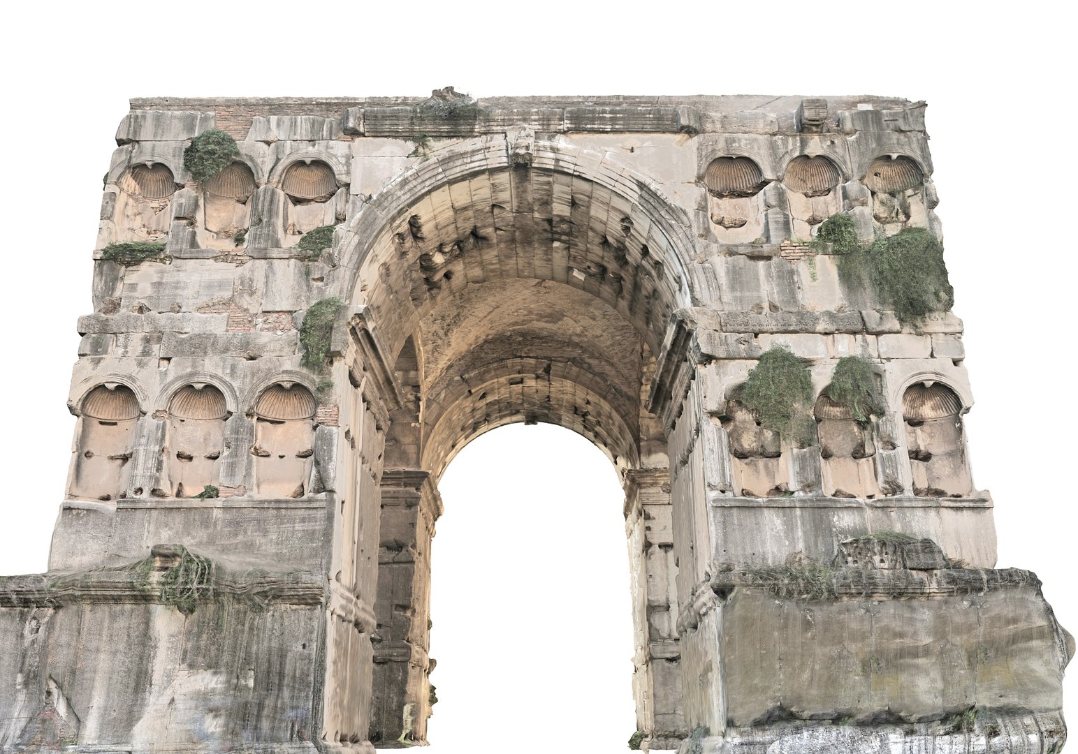 3D Ancient Roman Giant Gate - TurboSquid 2304149