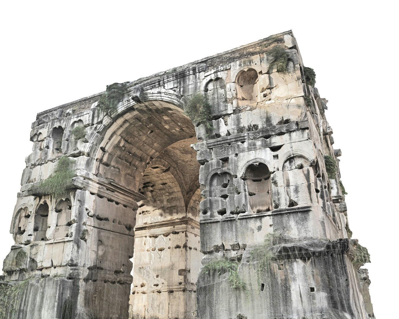 3D Ancient Roman Giant Gate - TurboSquid 2304149