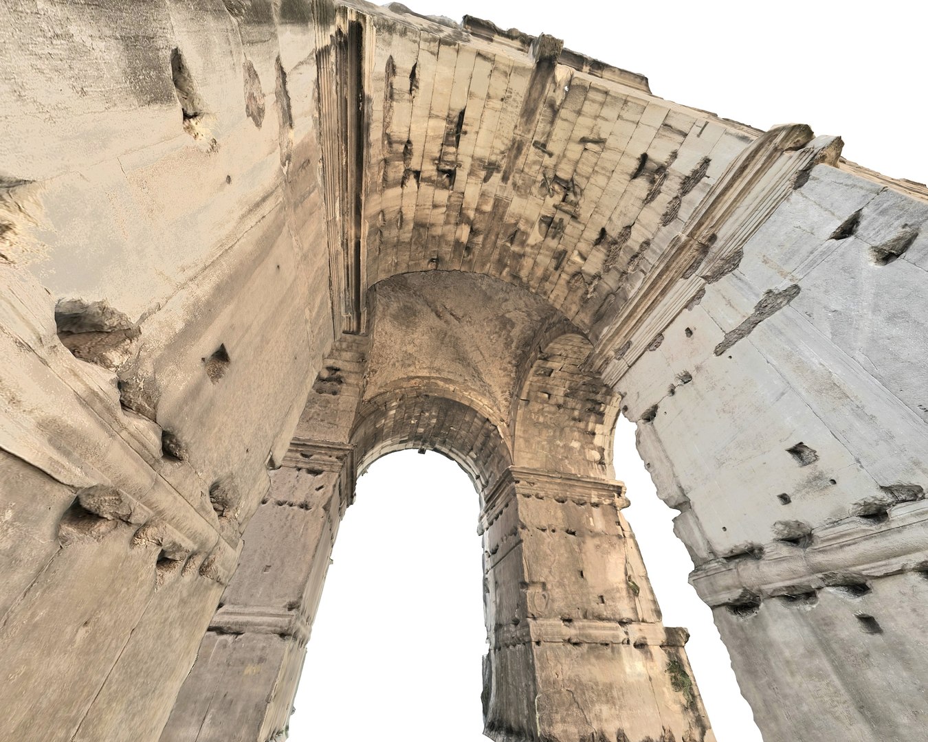 3D Ancient Roman Giant Gate - TurboSquid 2304149