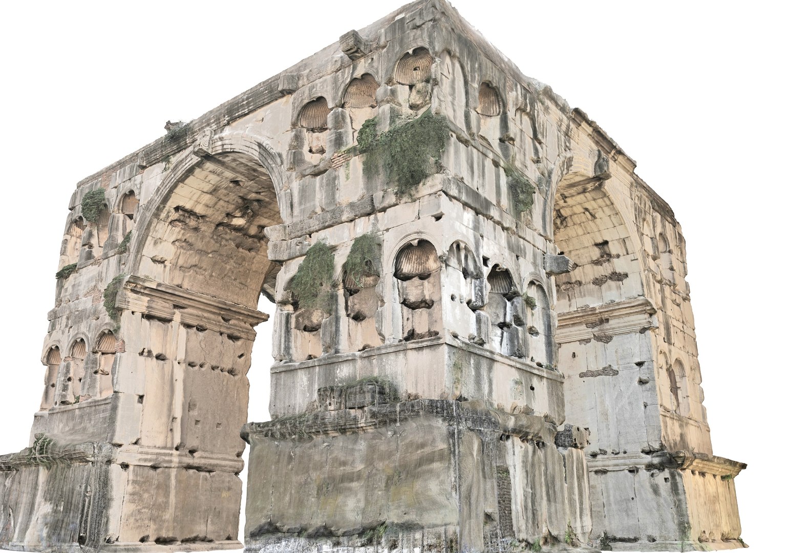 3D Ancient Roman Giant Gate - TurboSquid 2304149