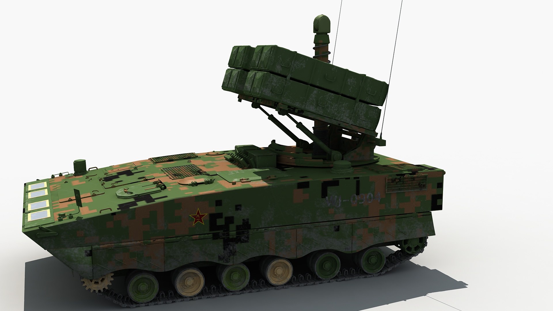 3D china hj-10 anti-tank missile model - TurboSquid 1421409
