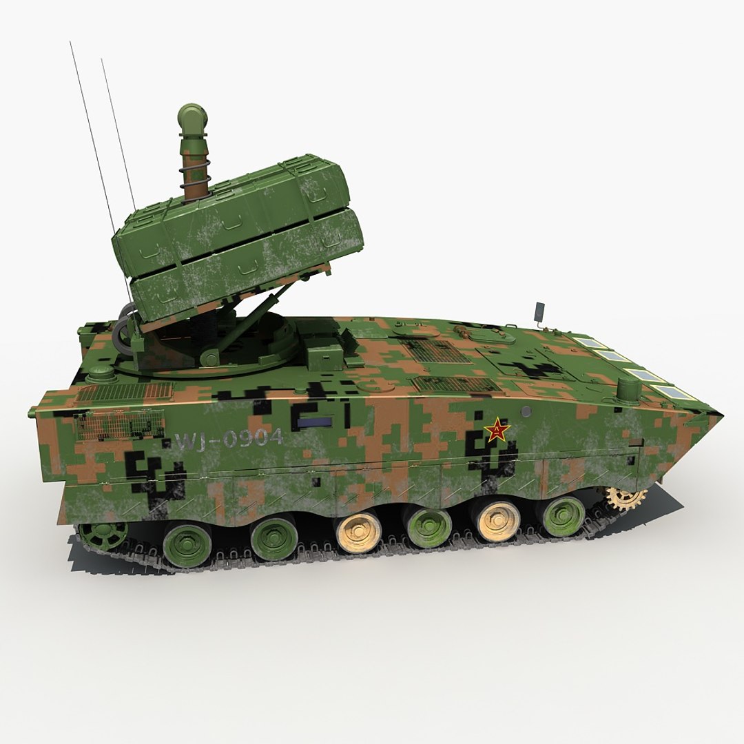 3D china hj-10 anti-tank missile model - TurboSquid 1421409