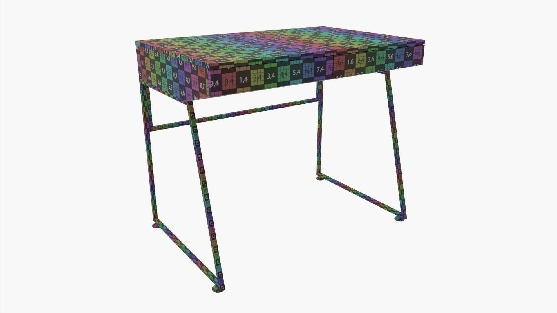 3D Desk Study Model - TurboSquid 1988066