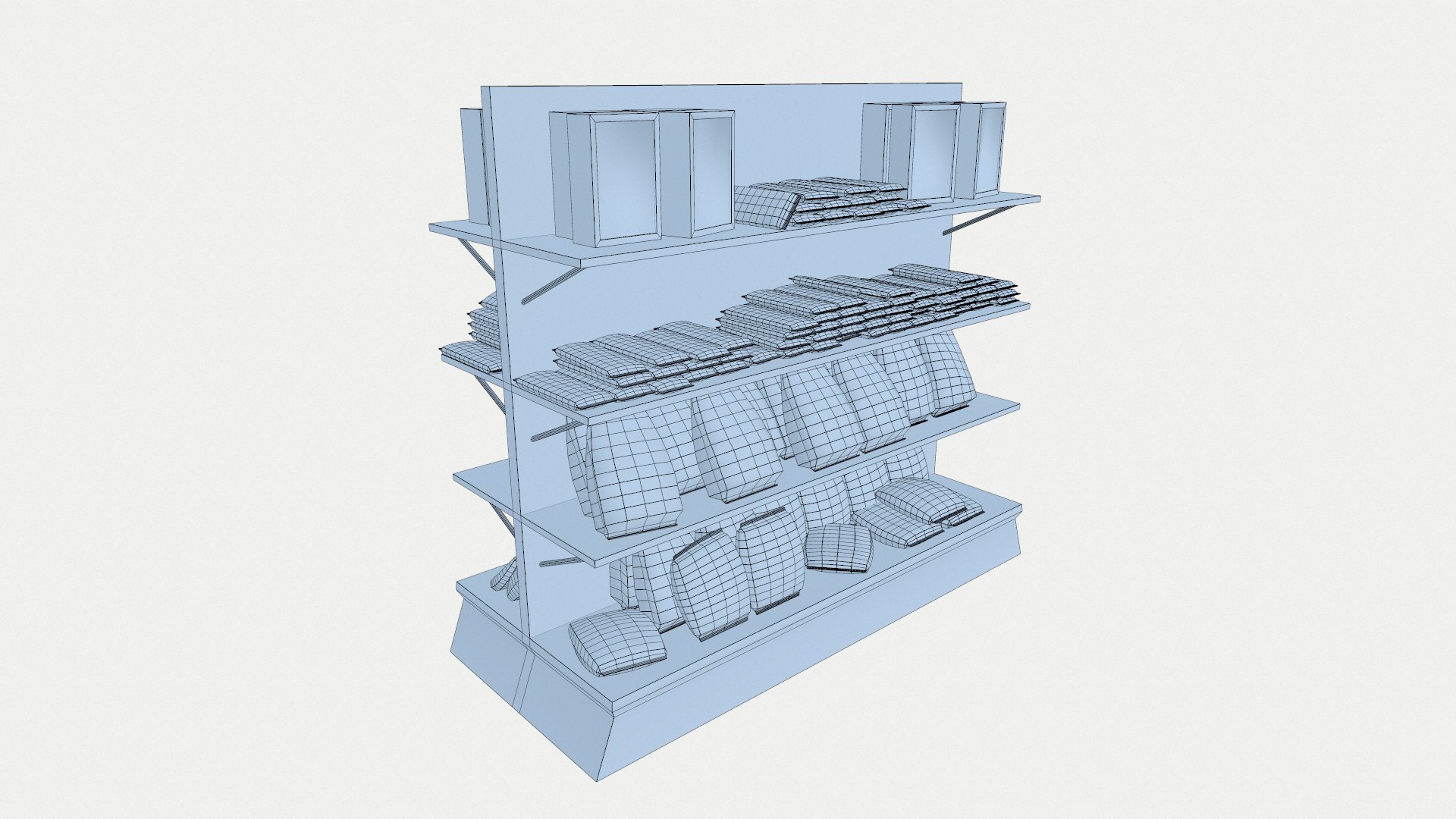 3D Shelves Model - TurboSquid 1293978