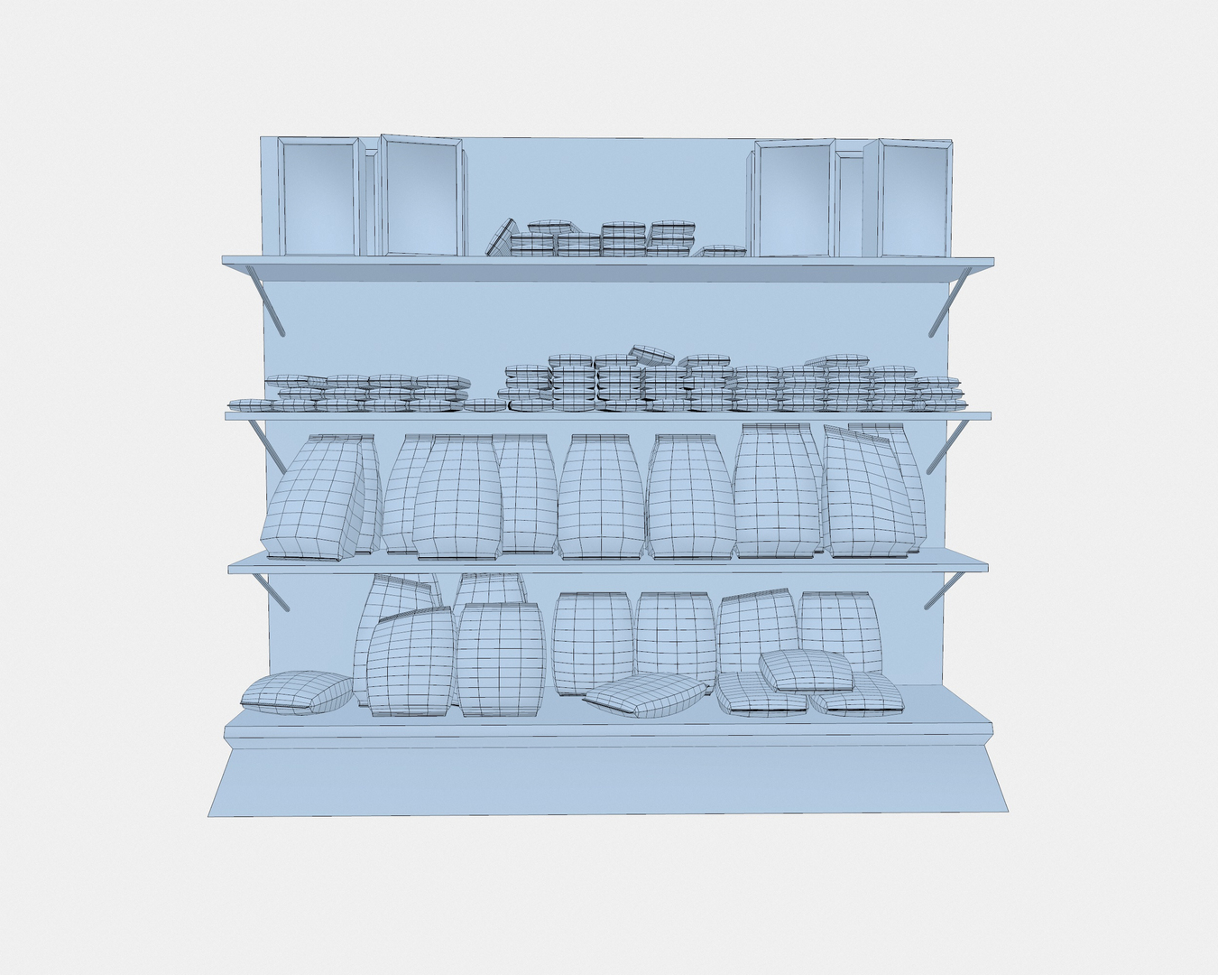 3D Shelves Model - TurboSquid 1293978