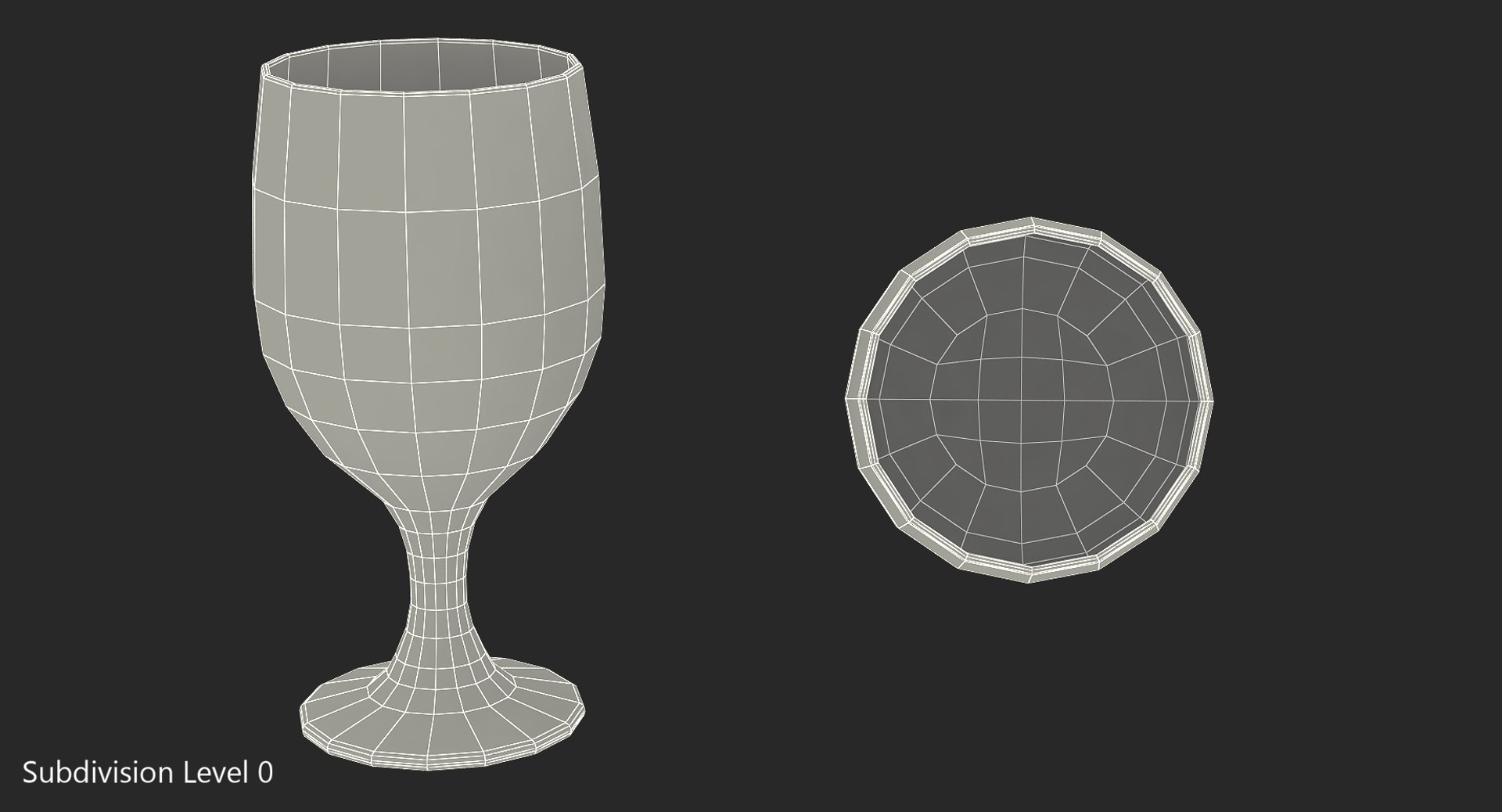 3D Goblet Glass - TurboSquid 1192858