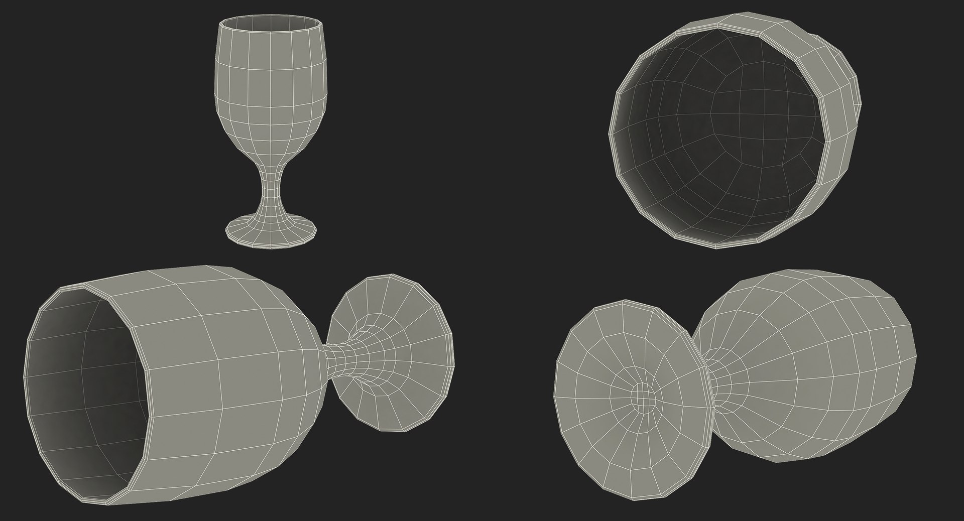 3D Goblet Glass - TurboSquid 1192858