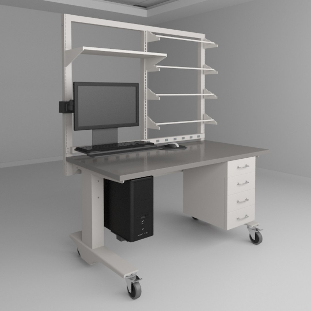 Height Adjustable Workbench 3d Max