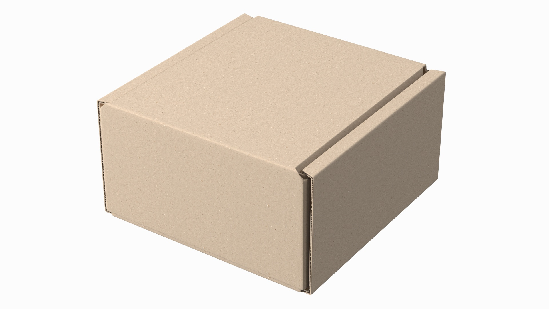 Cardboard Box Closed Model - TurboSquid 2146922
