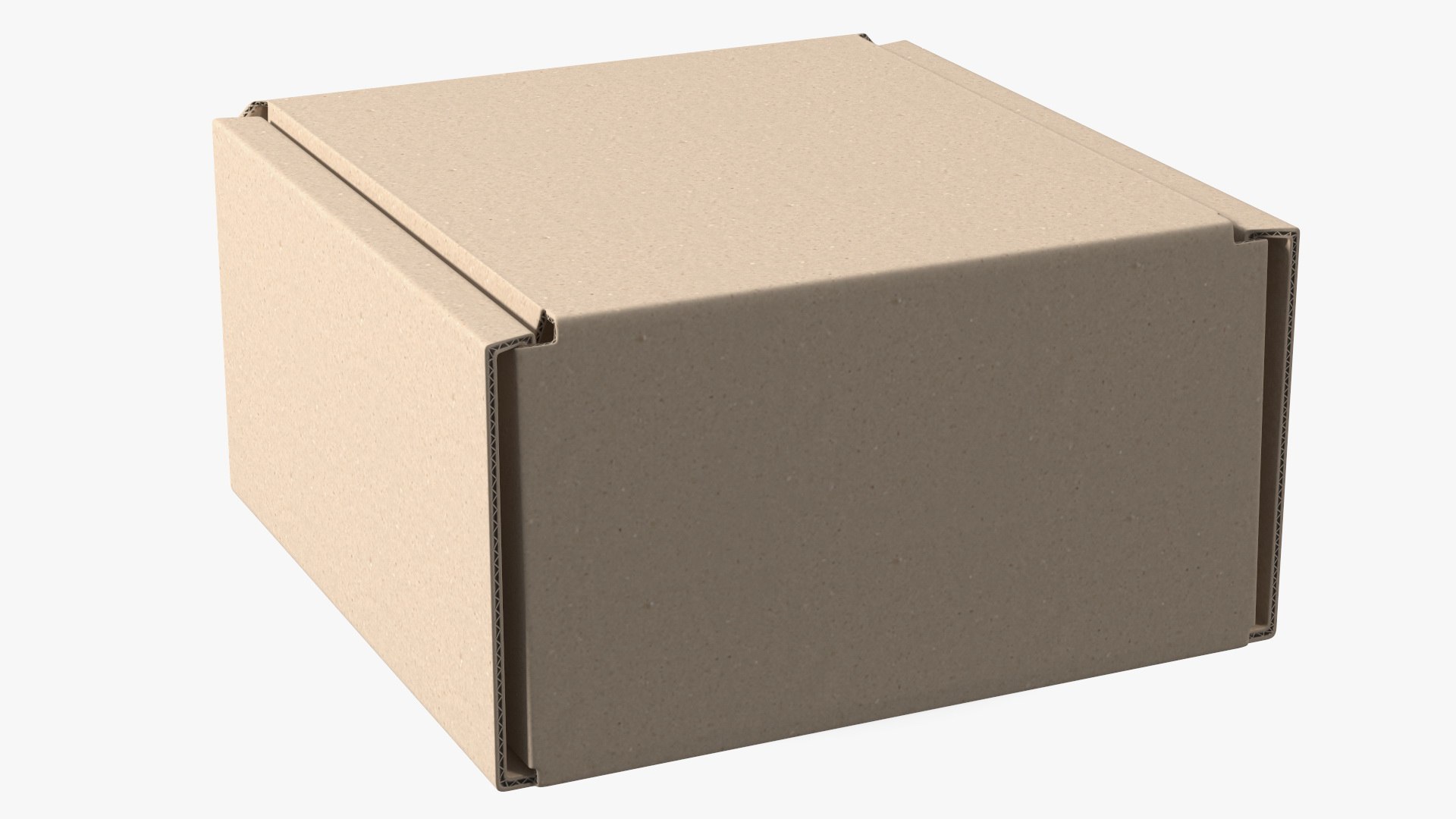 Cardboard Box Closed Model - TurboSquid 2146922