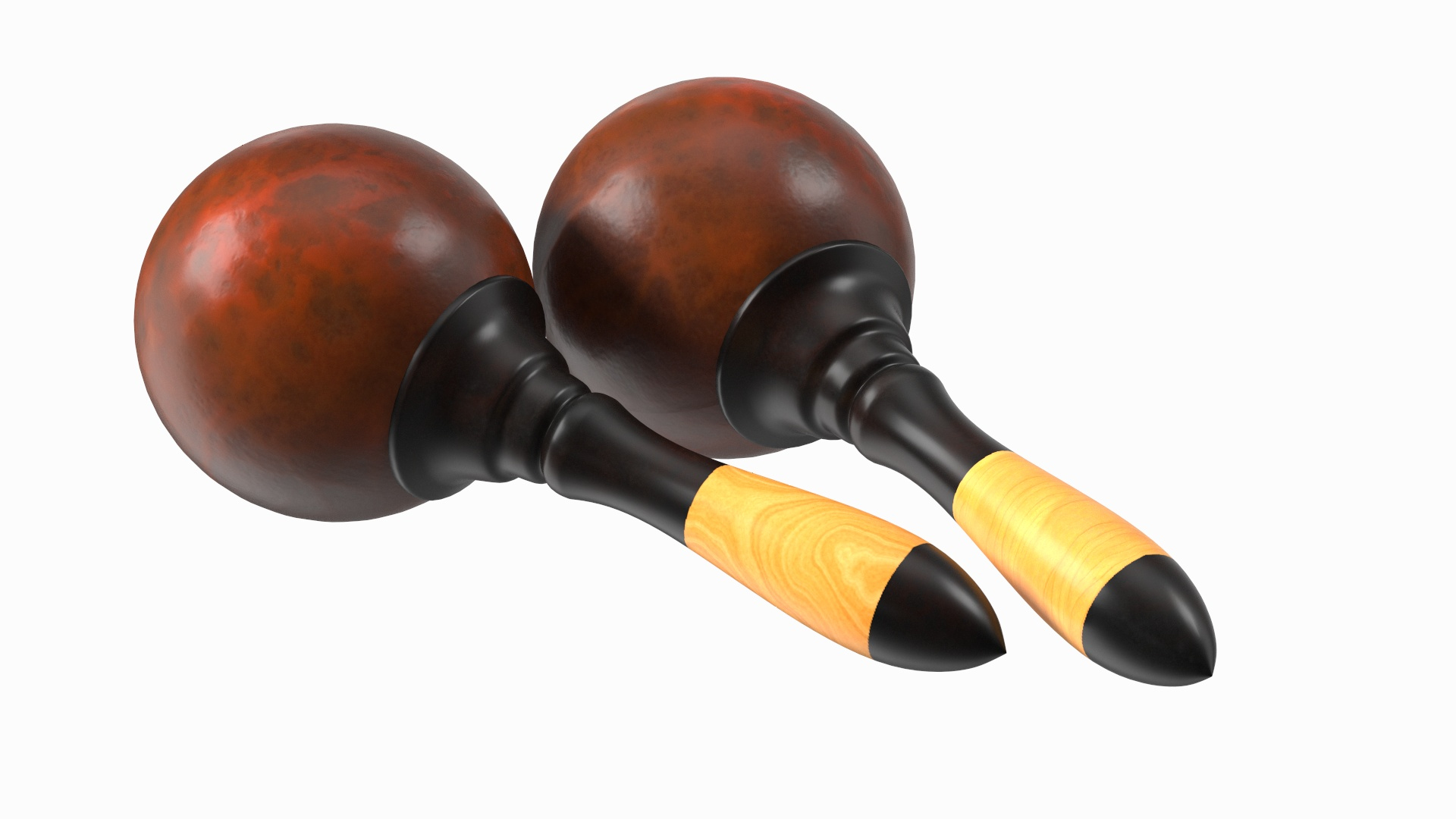 3D Maracas Musical Instrument - TurboSquid 2121897