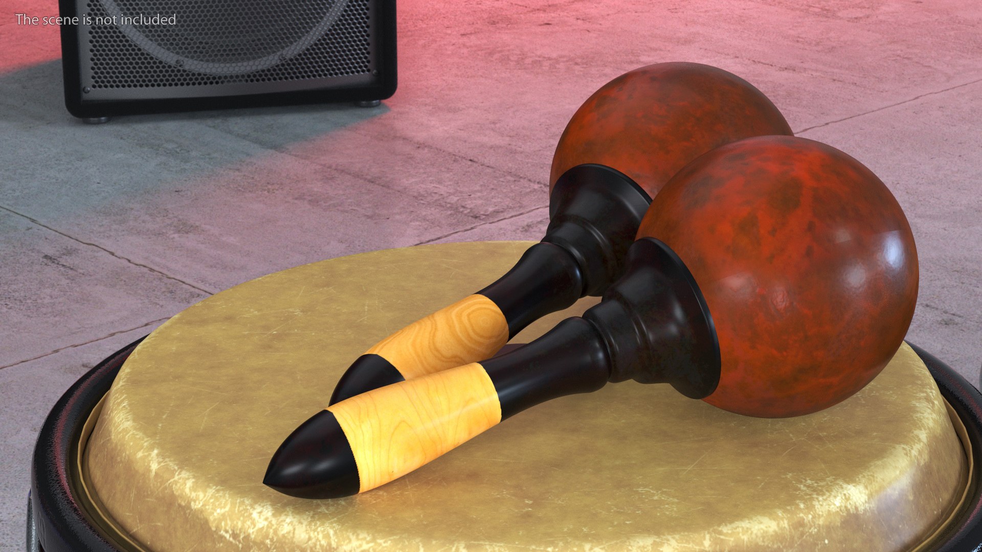 3D Maracas Musical Instrument - TurboSquid 2121897